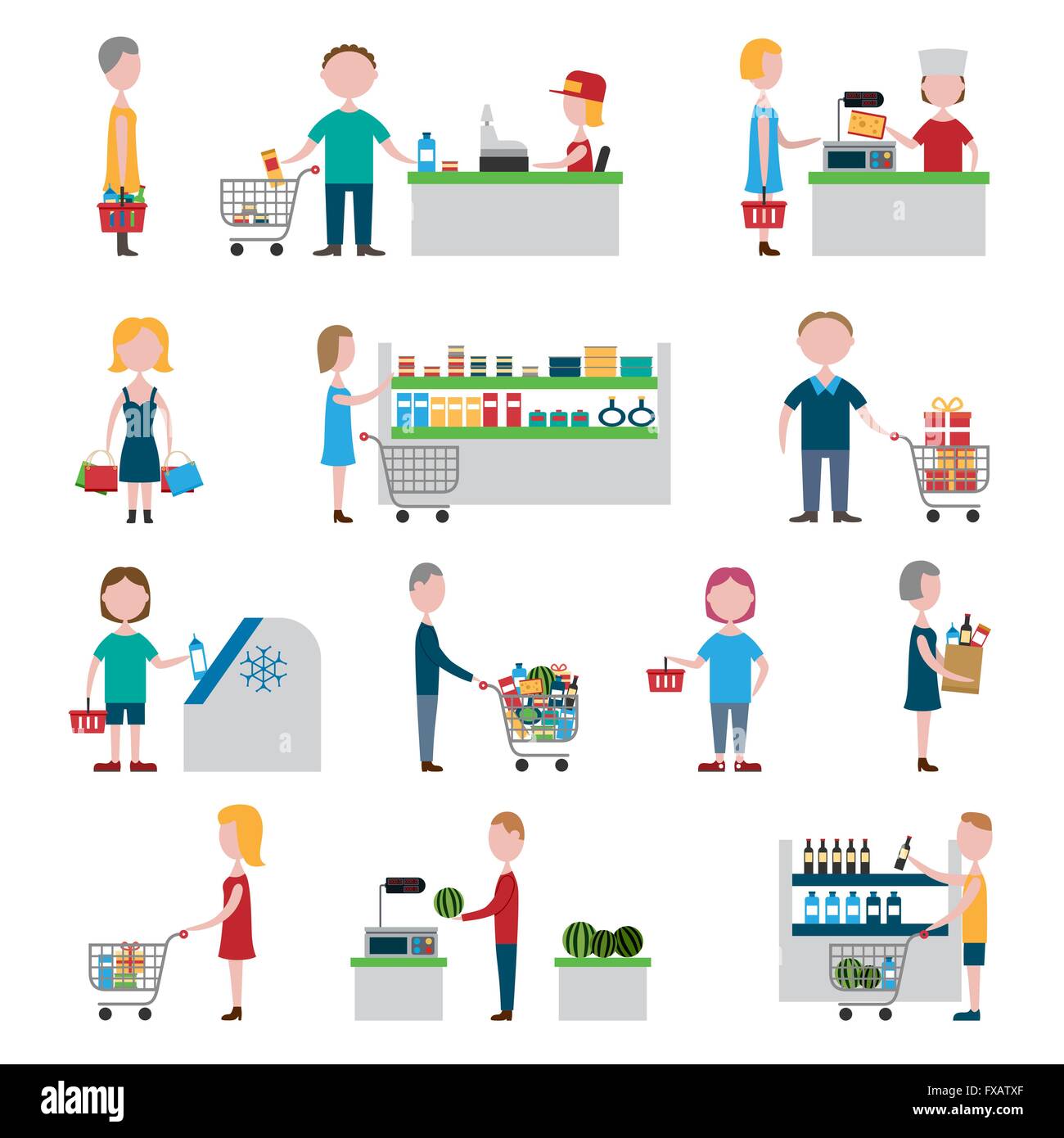 Business people hold weight Stock Vector Images - Alamy