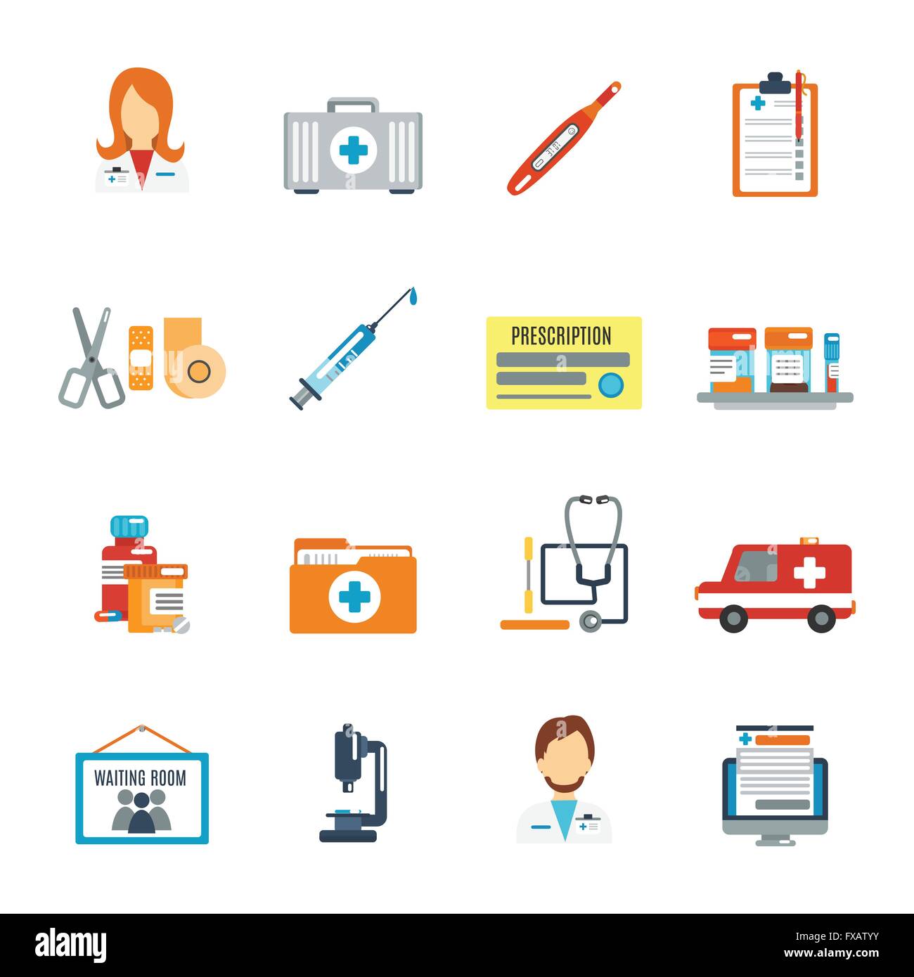 Doctor nurse on phone Stock Vector Images - Alamy