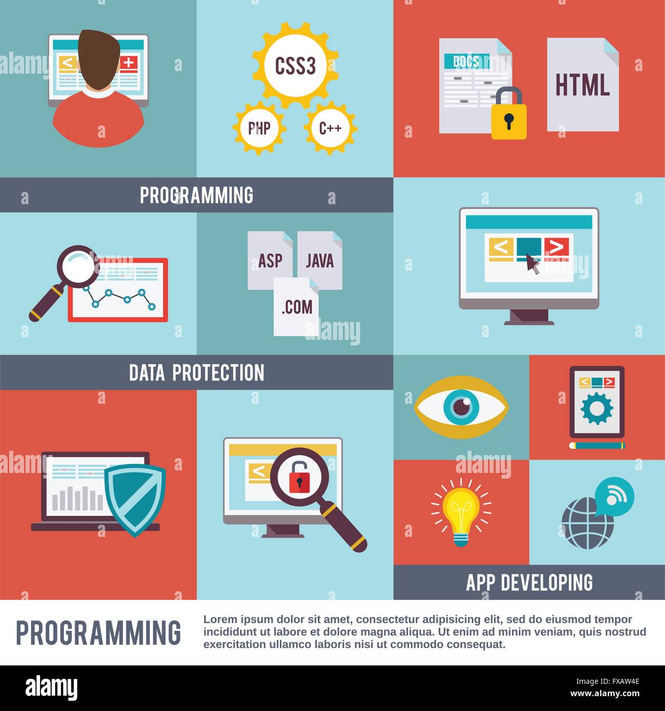 Programmer Icon Flat Set Stock Vector Image & Art - Alamy Programmer Icon Flat Set Stock Vector Image & Art - Alamy
