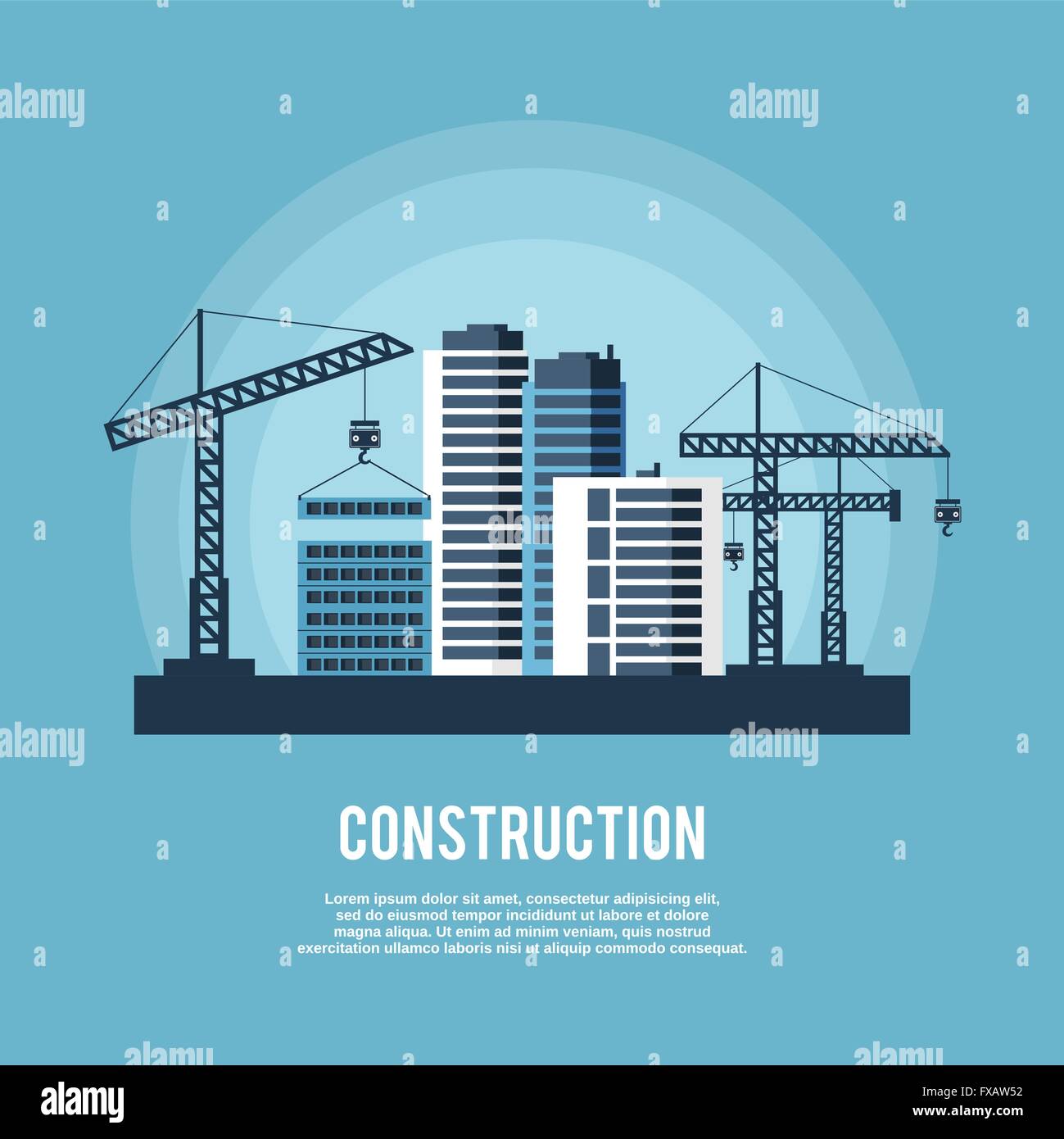 Construction Industry Poster Stock Vector Image & Art - Alamy