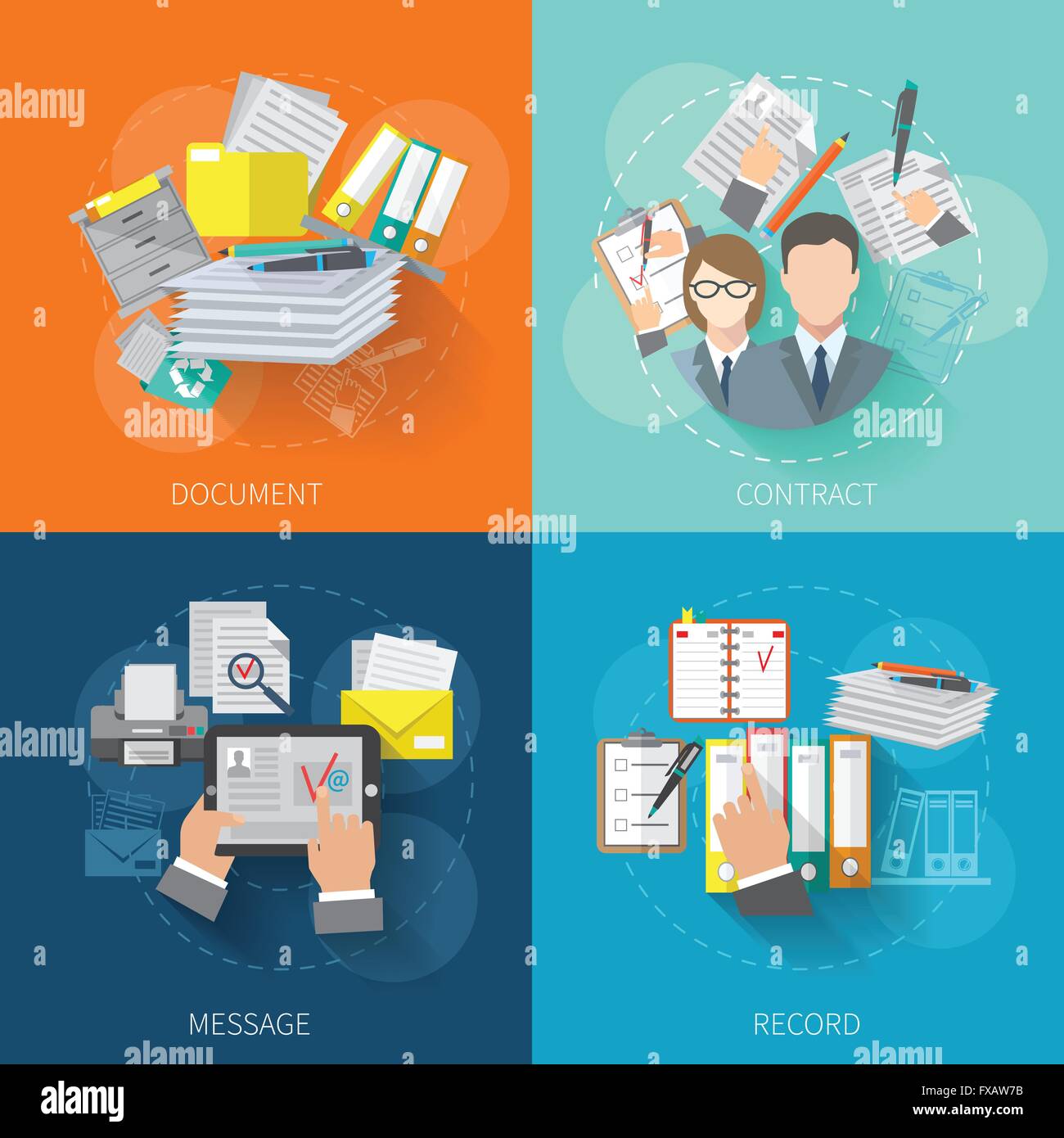 Industry document Stock Vector Images - Alamy