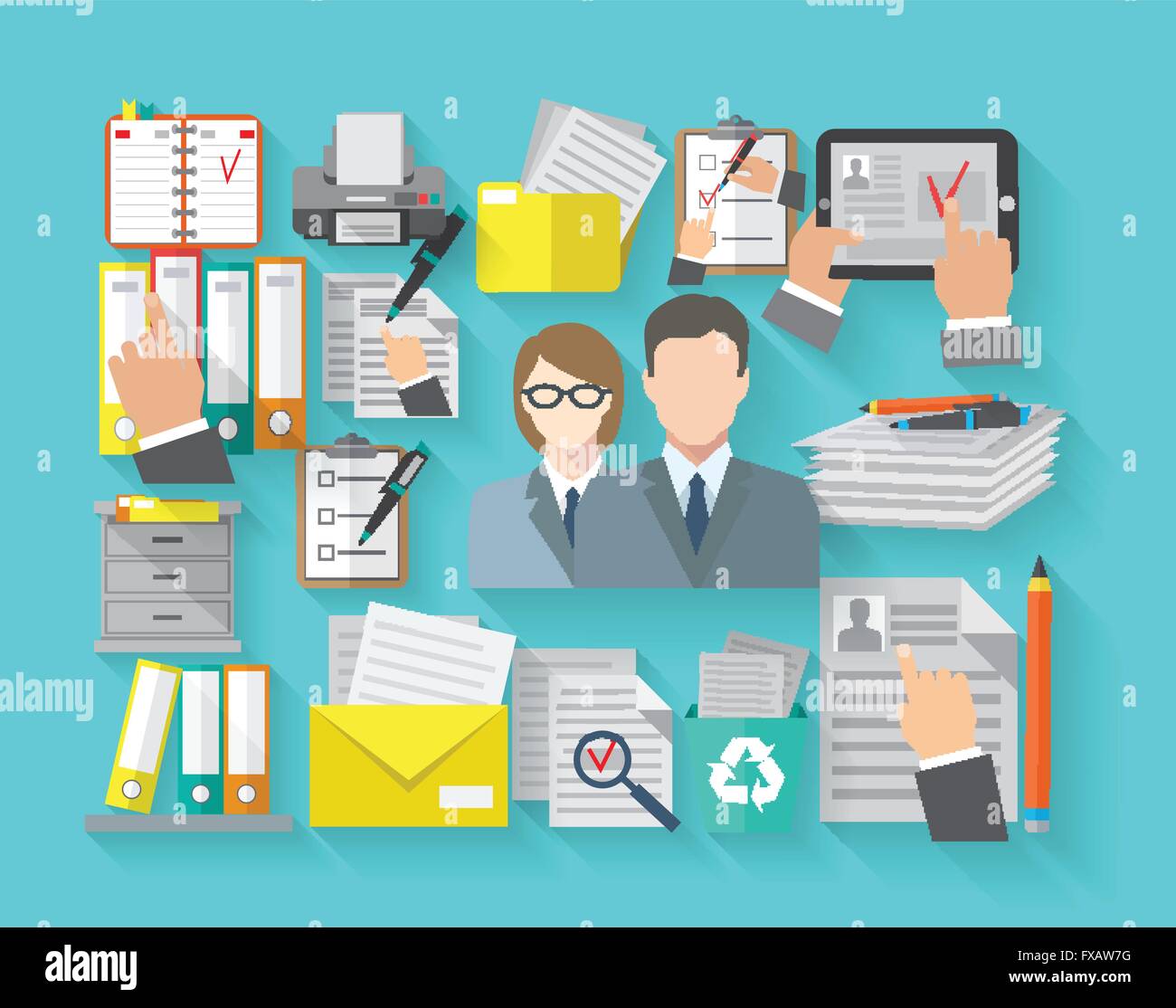 Documentation Concept Flat Stock Vector Image & Art - Alamy Documentation Concept Flat Stock Vector Image & Art - Alamy