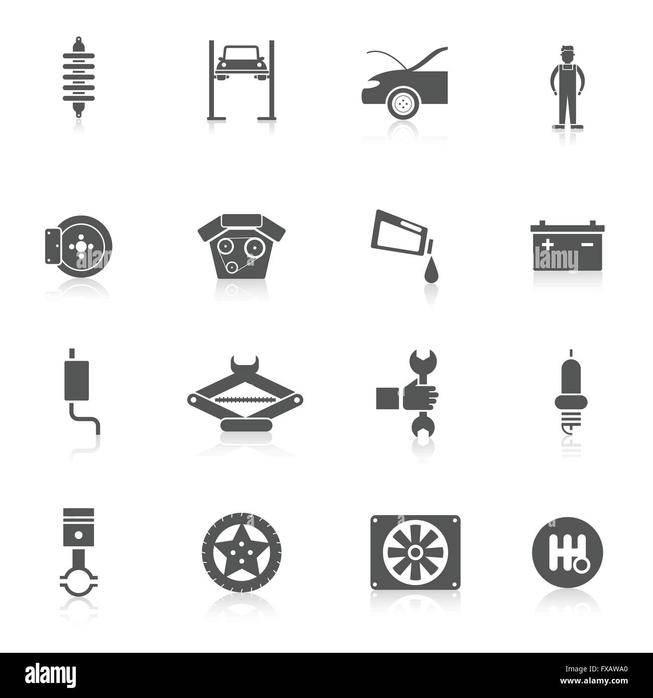Auto Service Icon Stock Vector Image & Art - Alamy