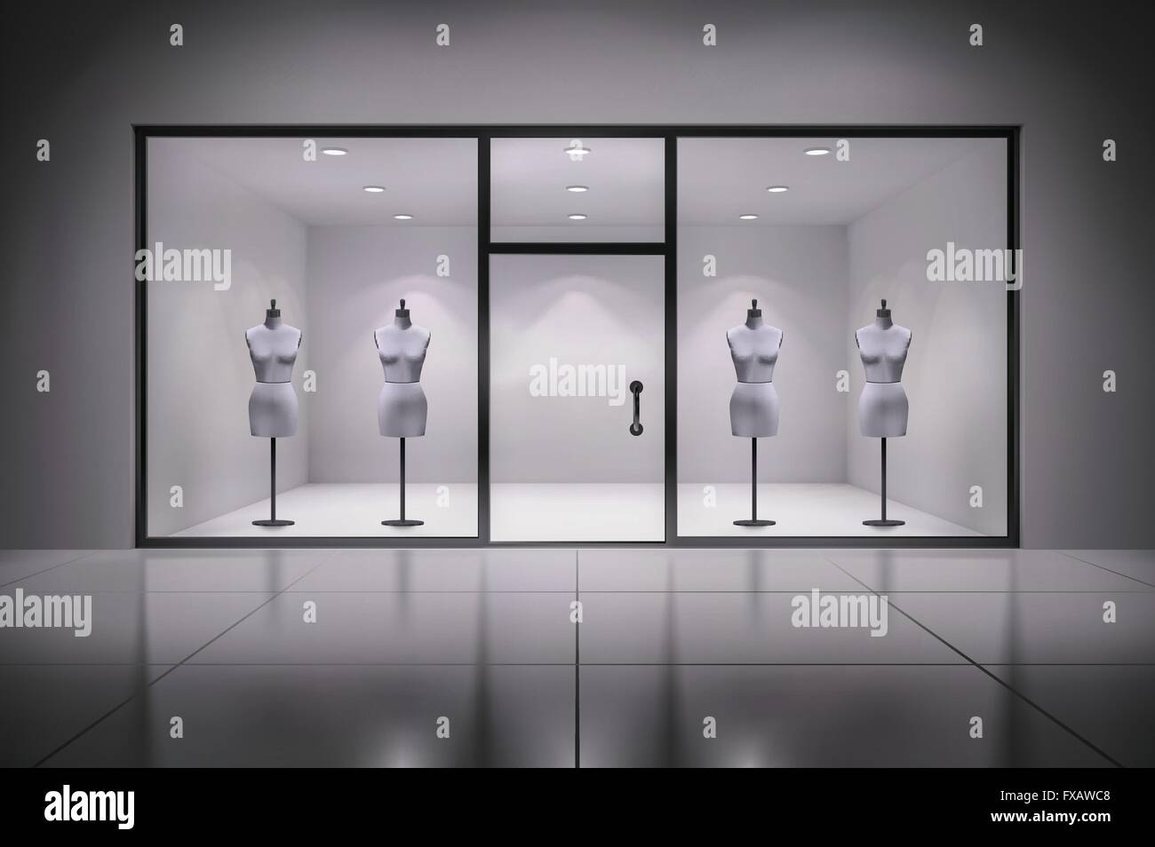 White mannequins Stock Vector Images - Alamy