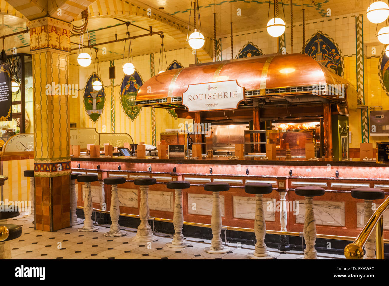 England, London, Knightsbridge, Harrods, Food Hall Stock Photo - Alamy