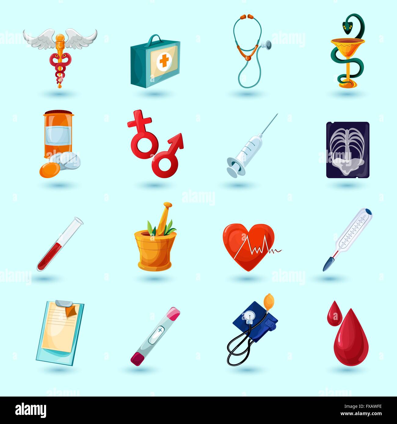 Icon medical syringe in Stock Vector Images - Alamy