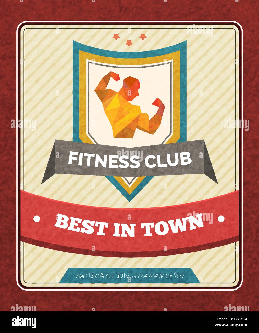 Fitness Club Poster Stock Vector Image & Art - Alamy