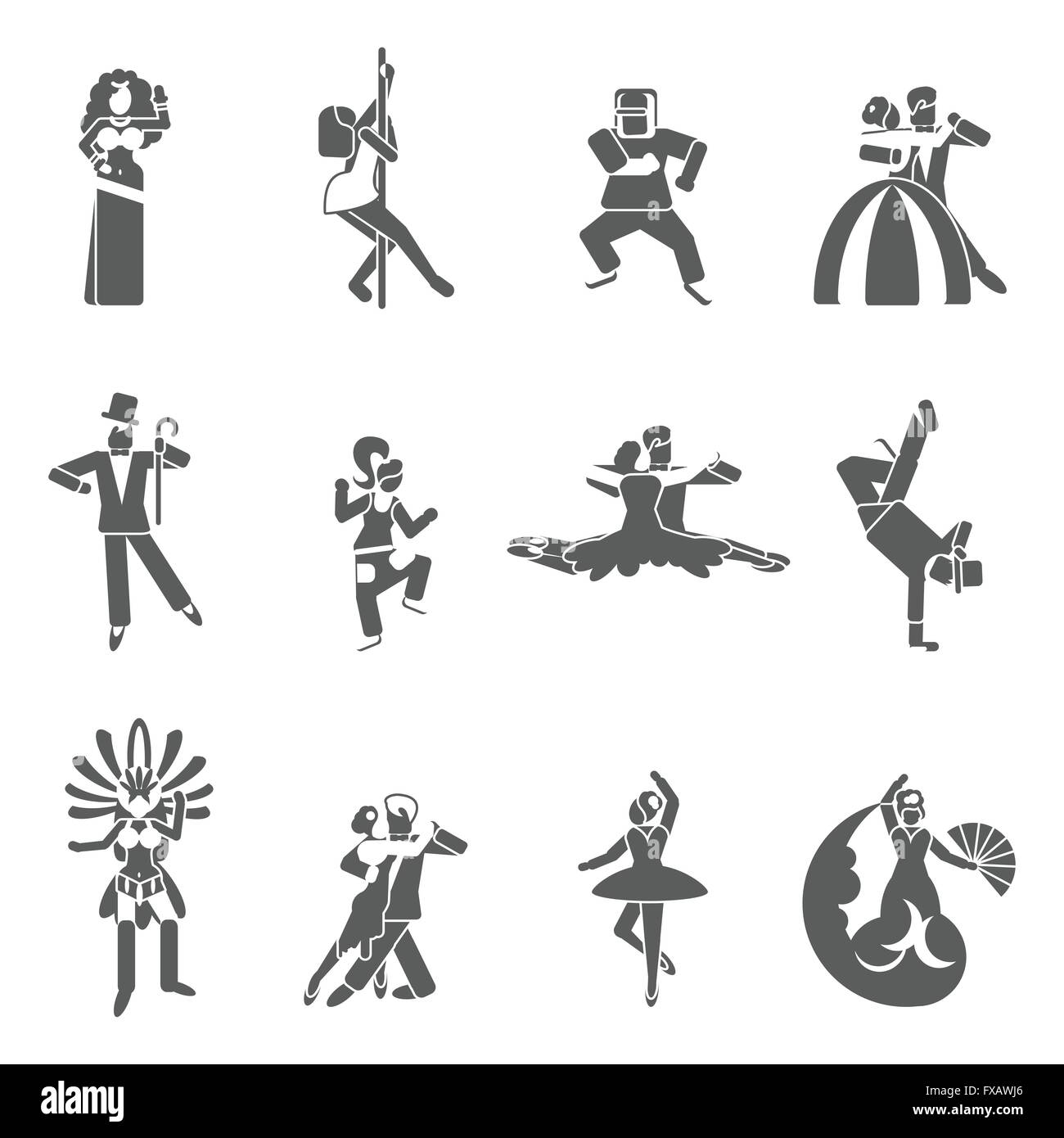 Street dance festival Cut Out Stock Images & Pictures - Alamy