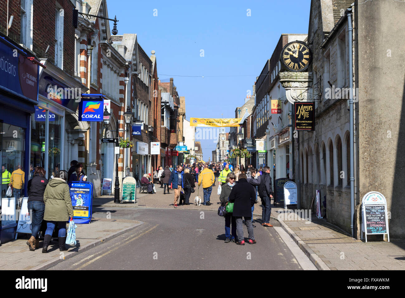 dorchester dorset england uk gb Stock Photo - Alamy