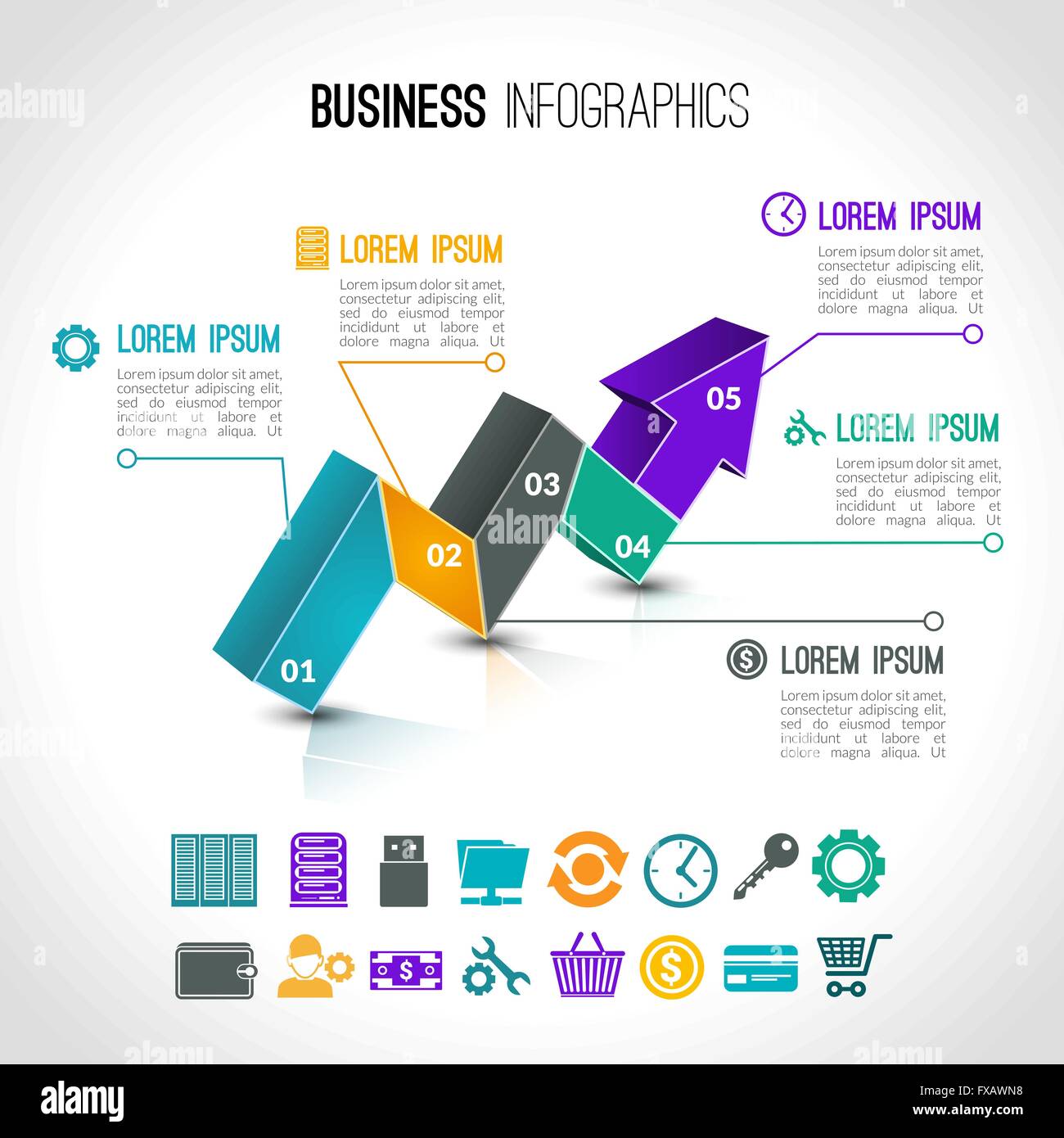 Business charts infographic Stock Vector Image & Art - Alamy