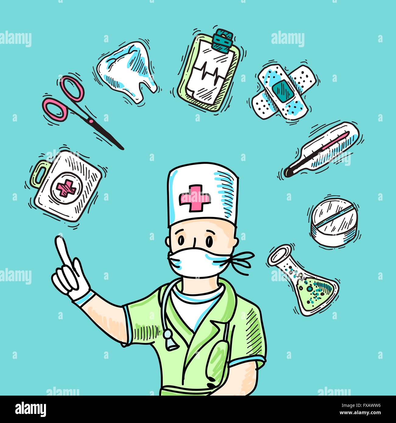 Medical Design Concept Stock Vector Image & Art - Alamy