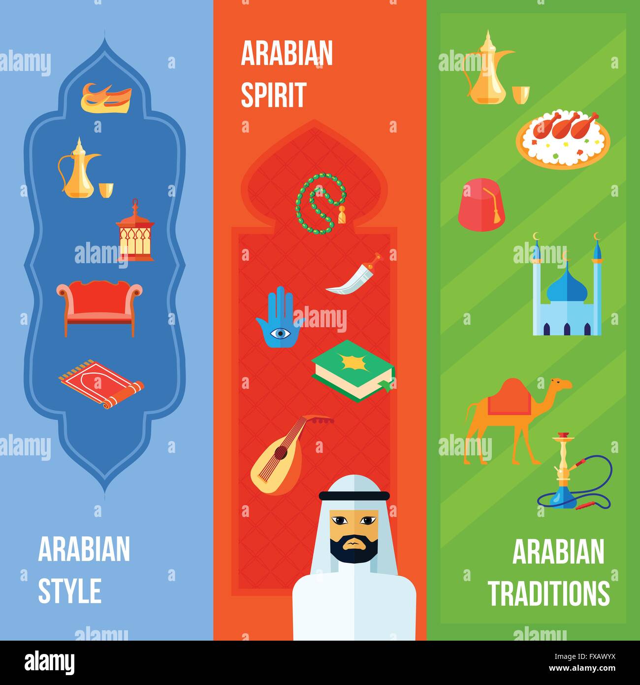 Islamic culture and traditions Stock Vector Images - Alamy