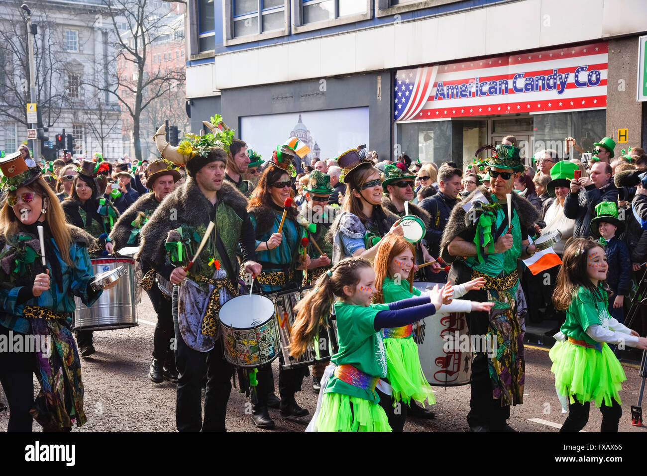 St. Patrick's Day Parade Belfast Northern Ireland Stock Photo - Alamy