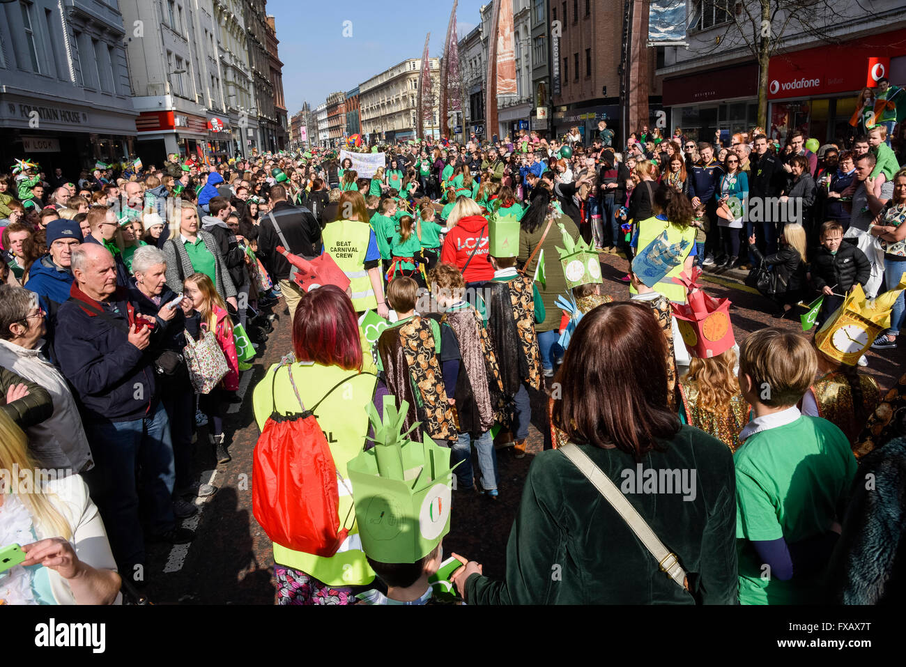 St. Patrick's Day Parade Belfast Northern Ireland Stock Photo - Alamy