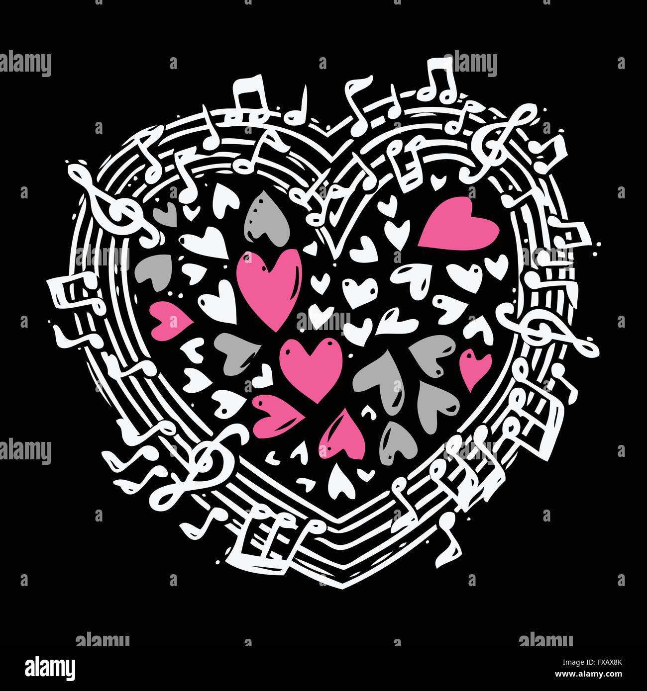 Music Sketch Concept Stock Vector Image & Art - Alamy