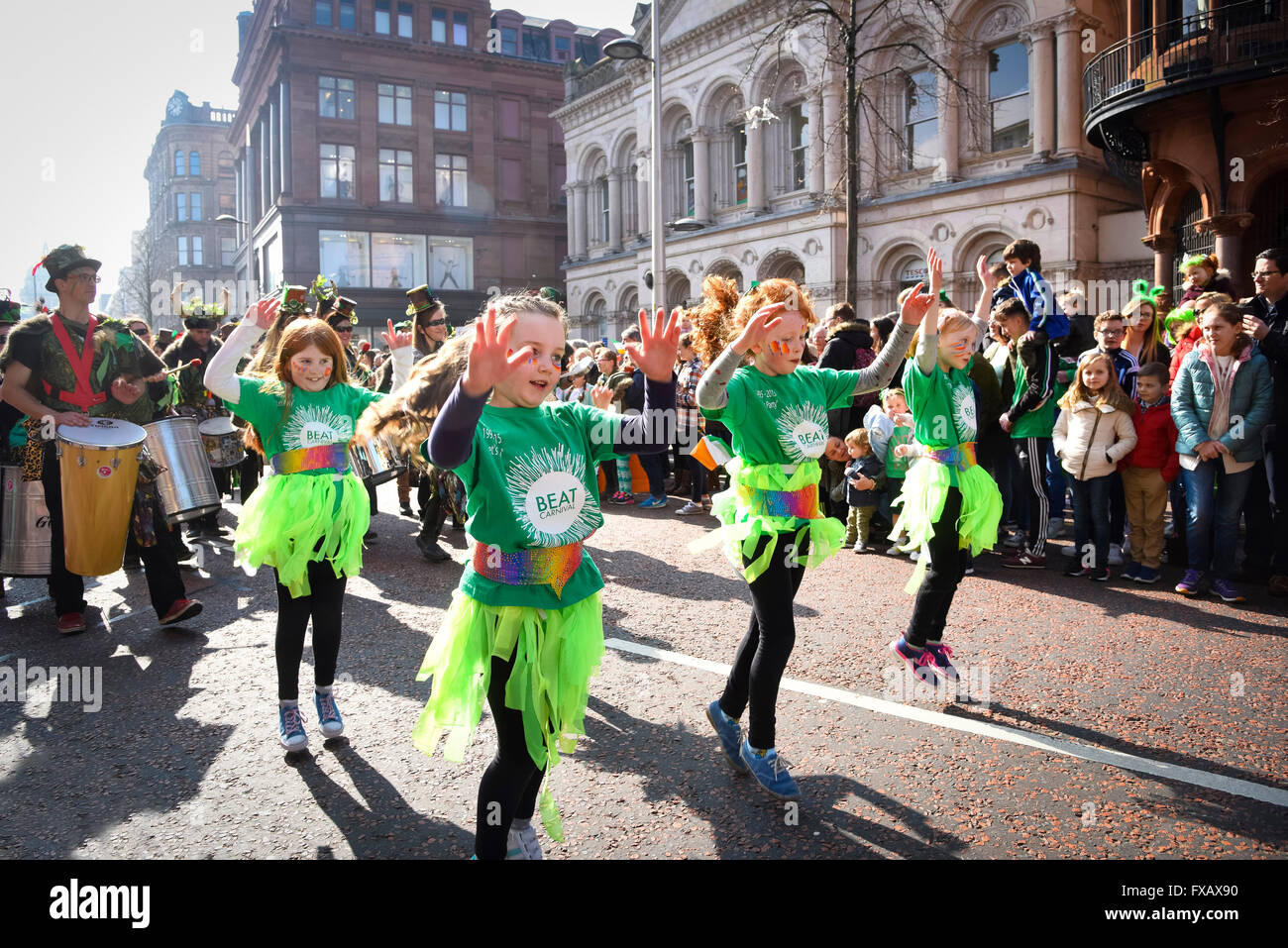 St. Patrick's Day Parade Belfast Northern Ireland Stock Photo - Alamy