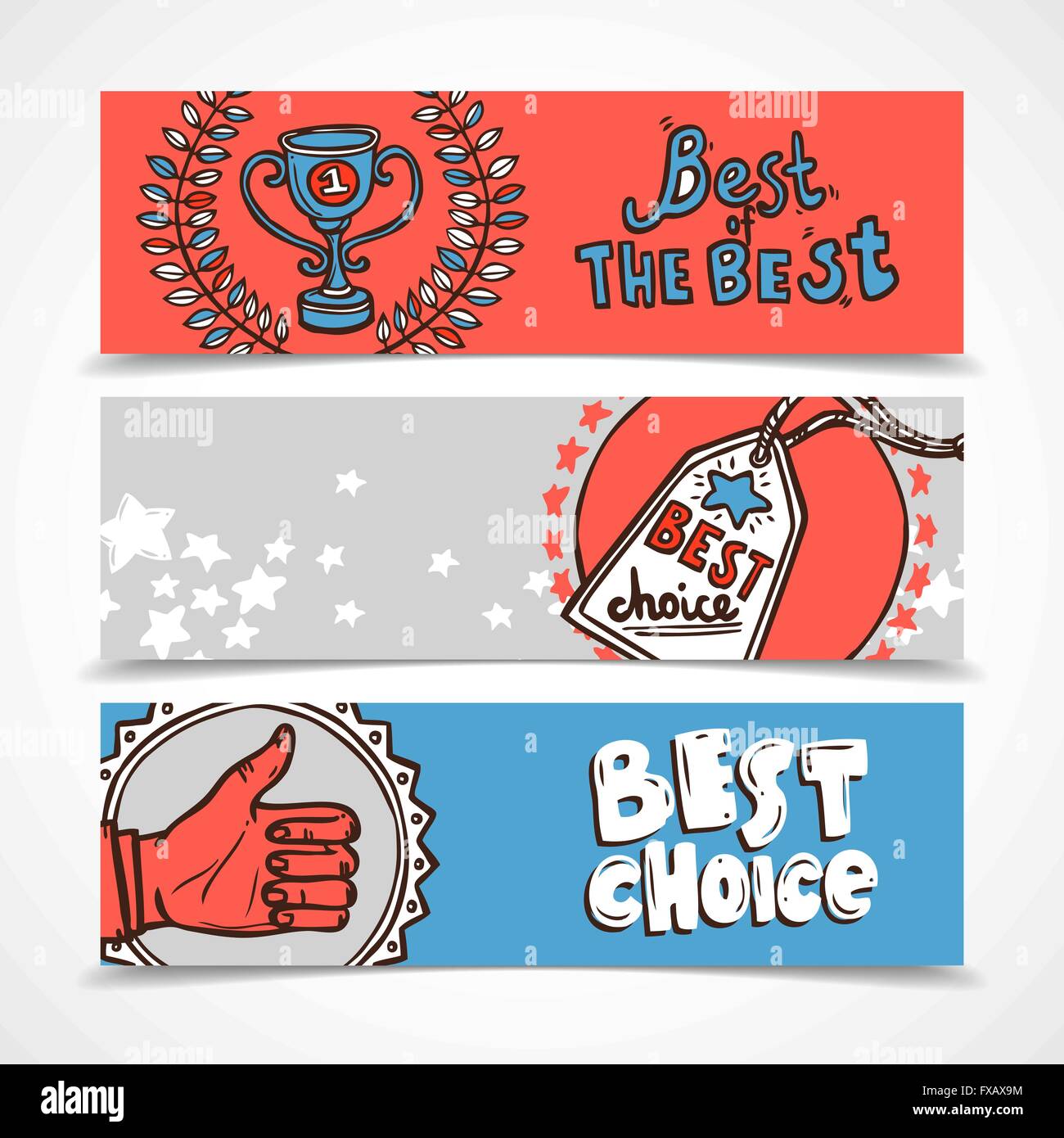 Best Choice Banner Stock Vector Image & Art - Alamy