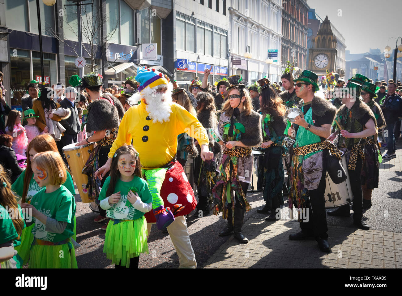 St. Patrick's Day Parade Belfast Northern Ireland Stock Photo - Alamy