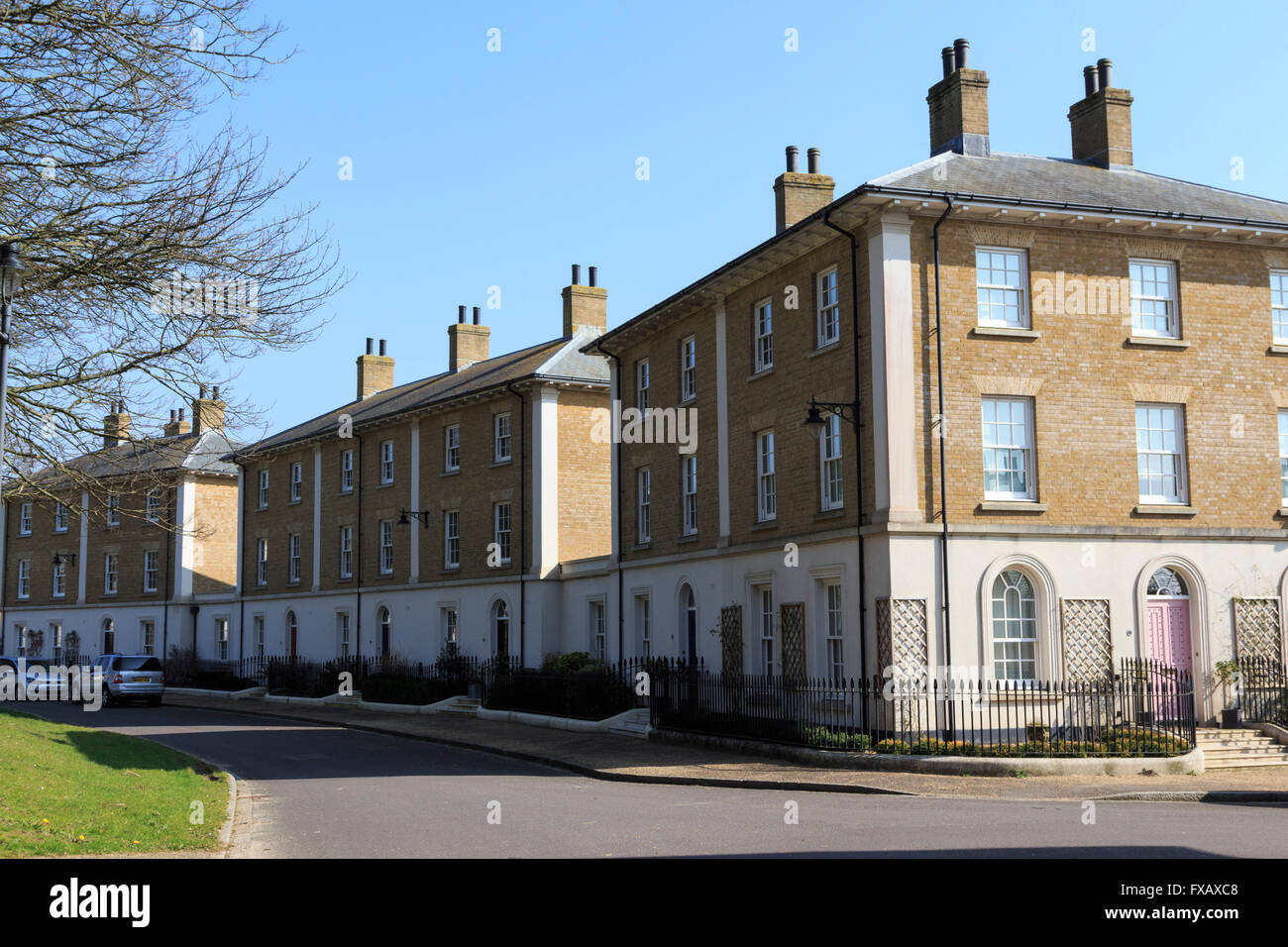 Poundbury street scene hi-res stock photography and images - Alamy