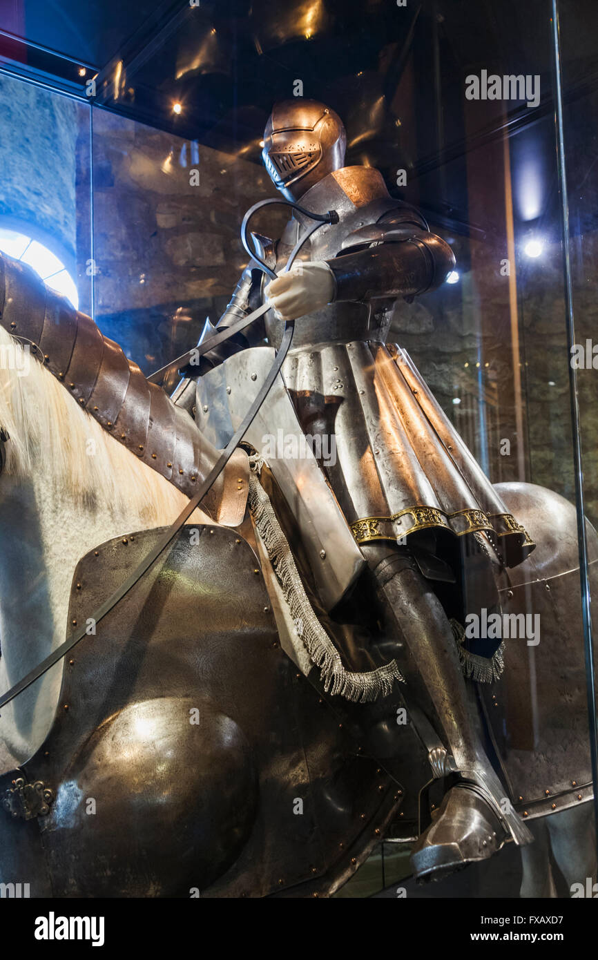 England, London, Tower of London, The White Tower, Exhibit of Silvered ...