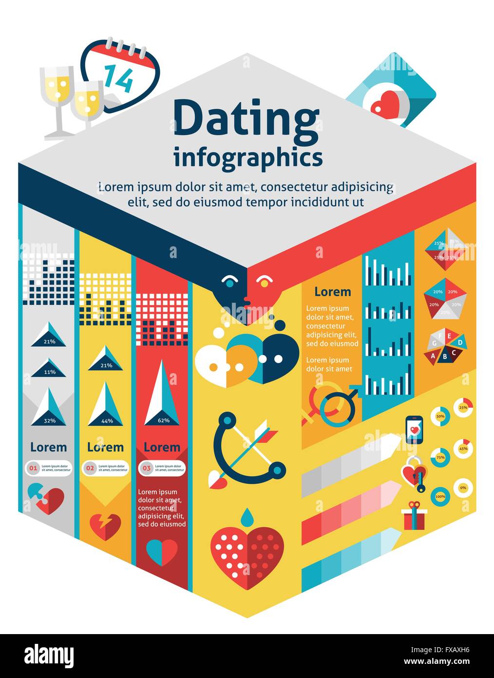 Business couple infographics presentation hi-res stock photography and ...