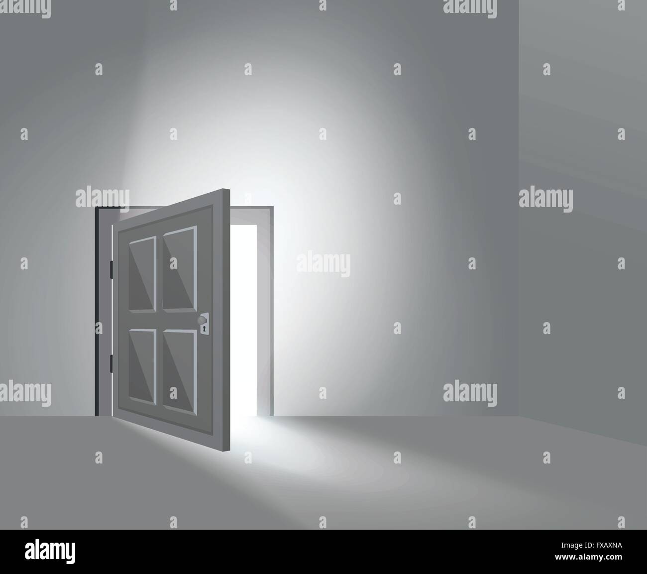 Room Door Open Stock Vector Image & Art - Alamy