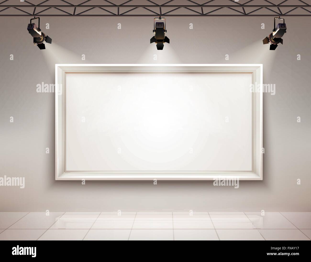 Picture Frame Illuminated Stock Vector Image & Art - Alamy