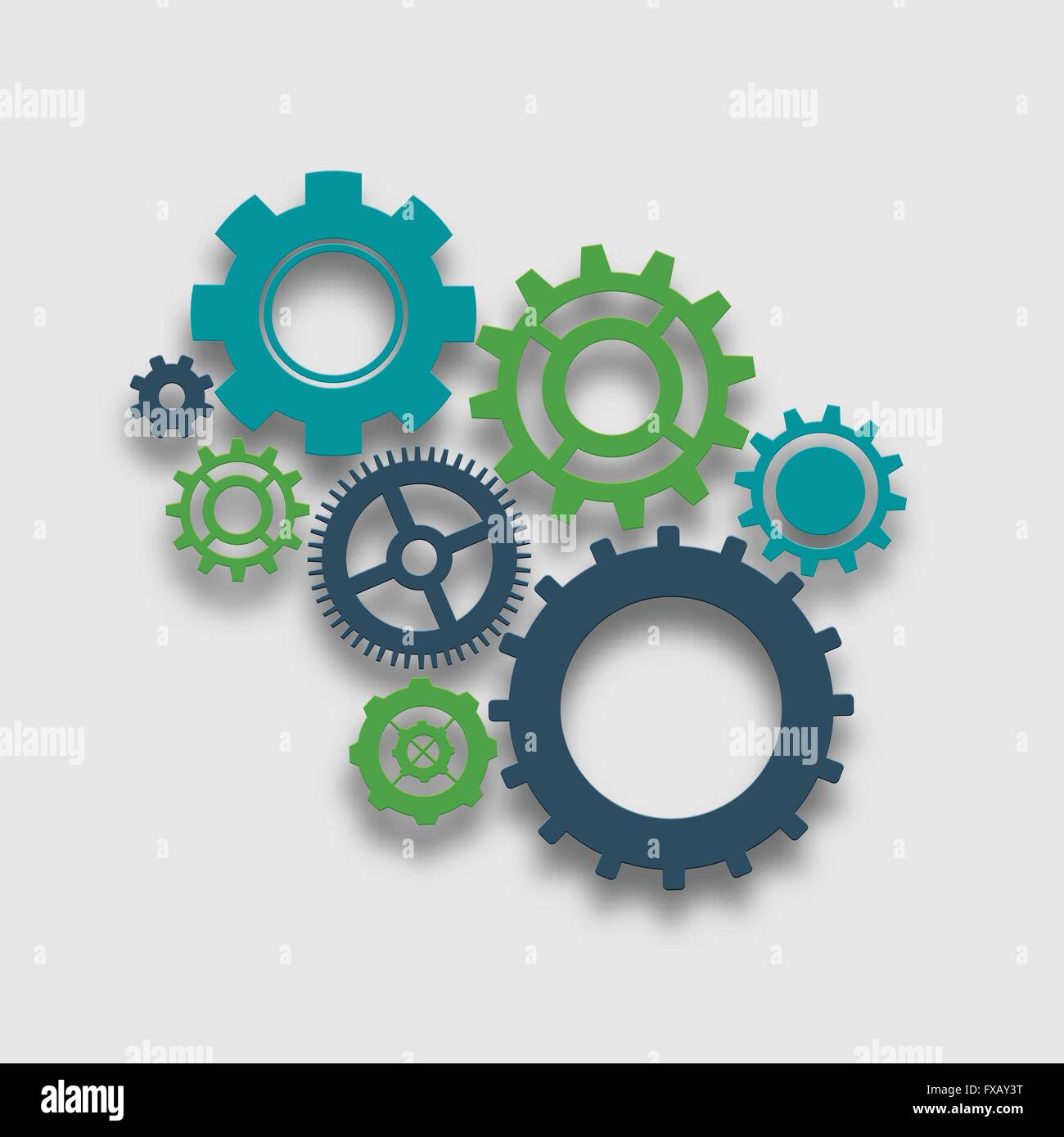 Cog Wheel Illustration Stock Vector Image & Art - Alamy