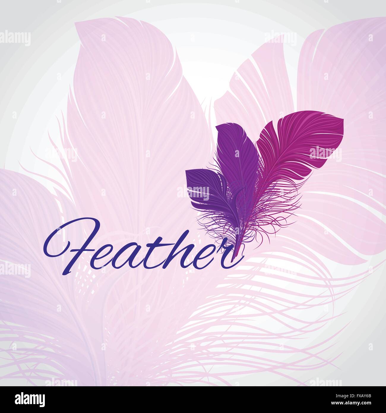 Feather Abstract Background Stock Vector Image & Art - Alamy