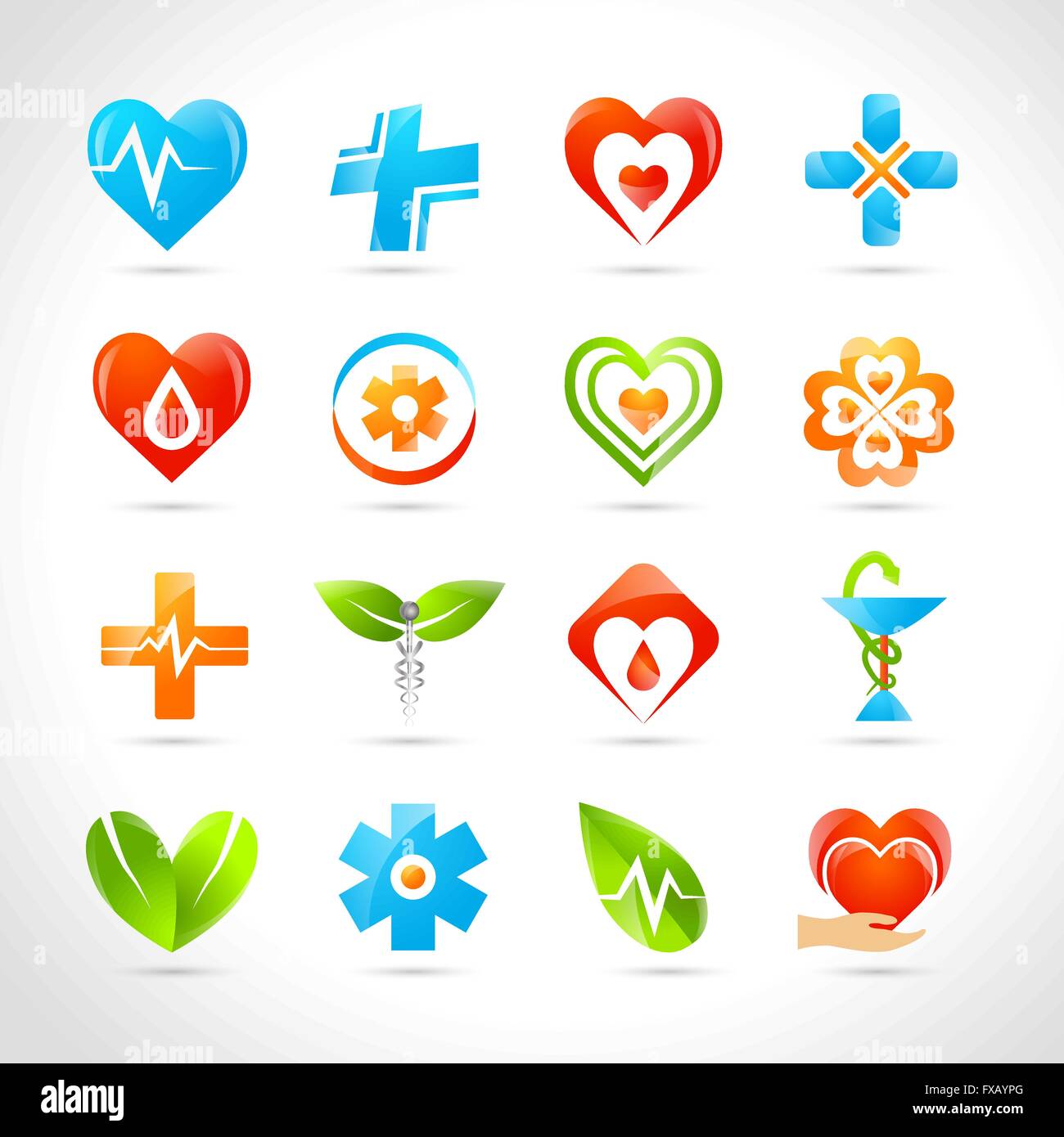 Medical Logo Icons Stock Vector Image & Art - Alamy