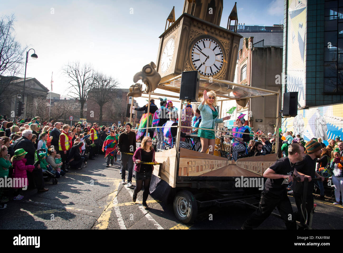 St. Patrick's Day Parade Belfast Northern Ireland Stock Photo - Alamy