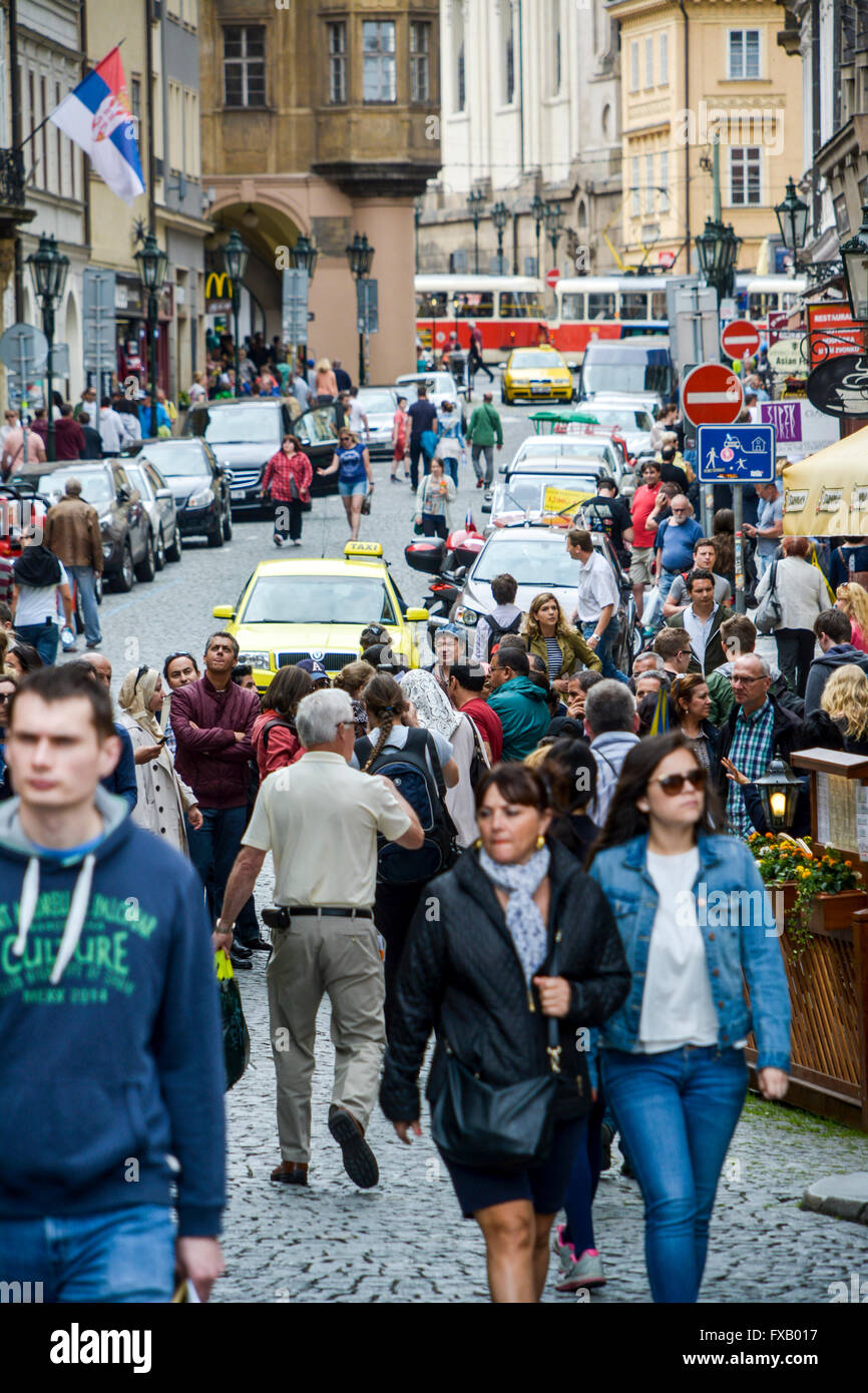 Group tourist tourists tourism town hi-res stock photography and images ...