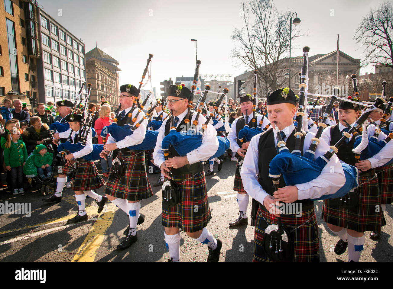St. Patrick's Day Parade Belfast Northern Ireland Stock Photo - Alamy