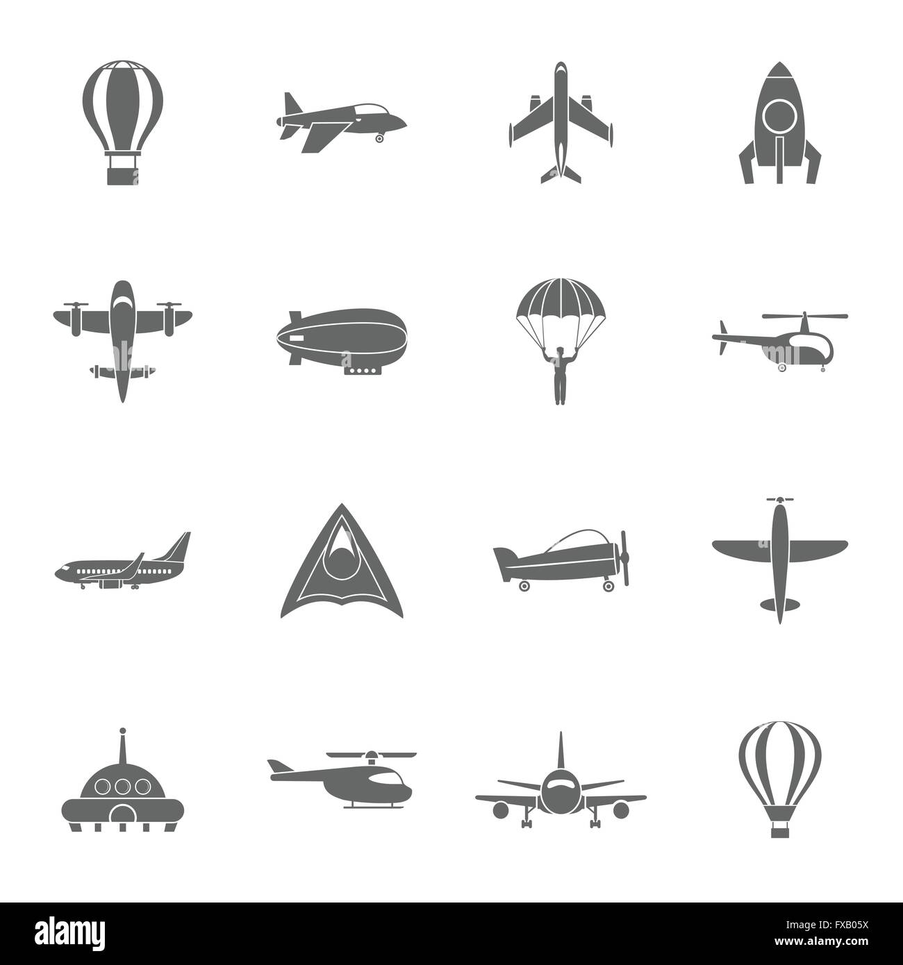 Aircraft and dirigible Cut Out Stock Images & Pictures - Alamy