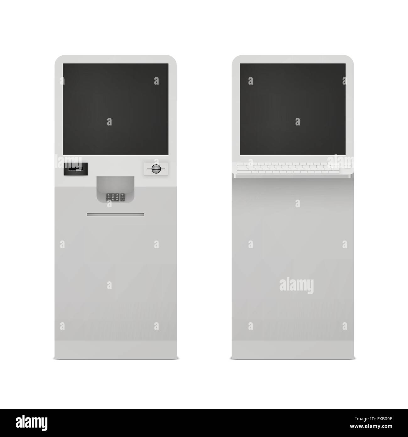 Information Terminal Set Stock Vector Image & Art - Alamy