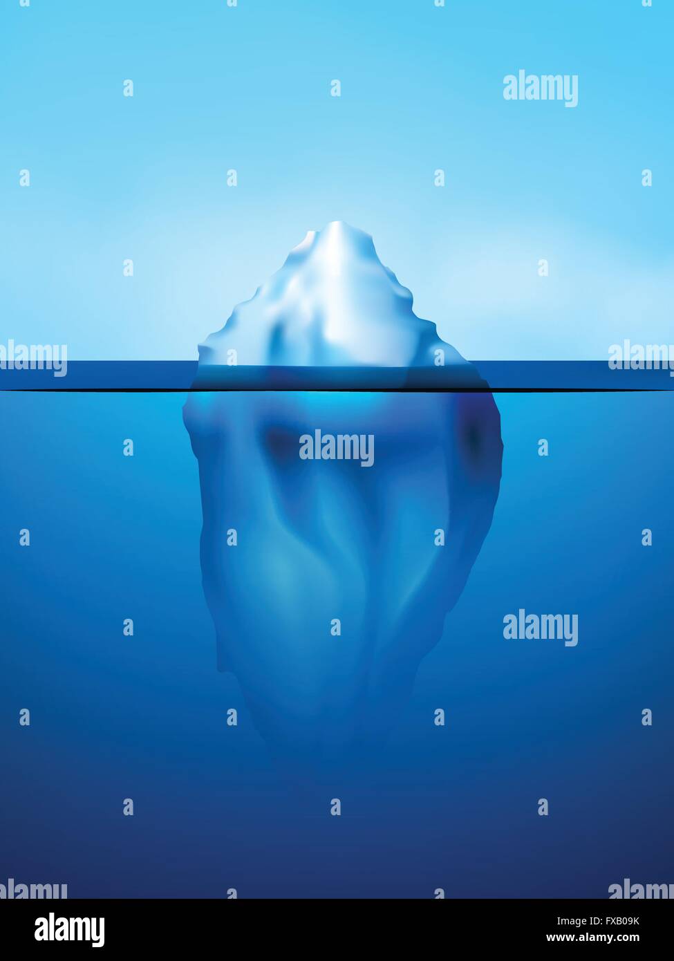 Iceberg Background Illustration Stock Vector Image & Art - Alamy