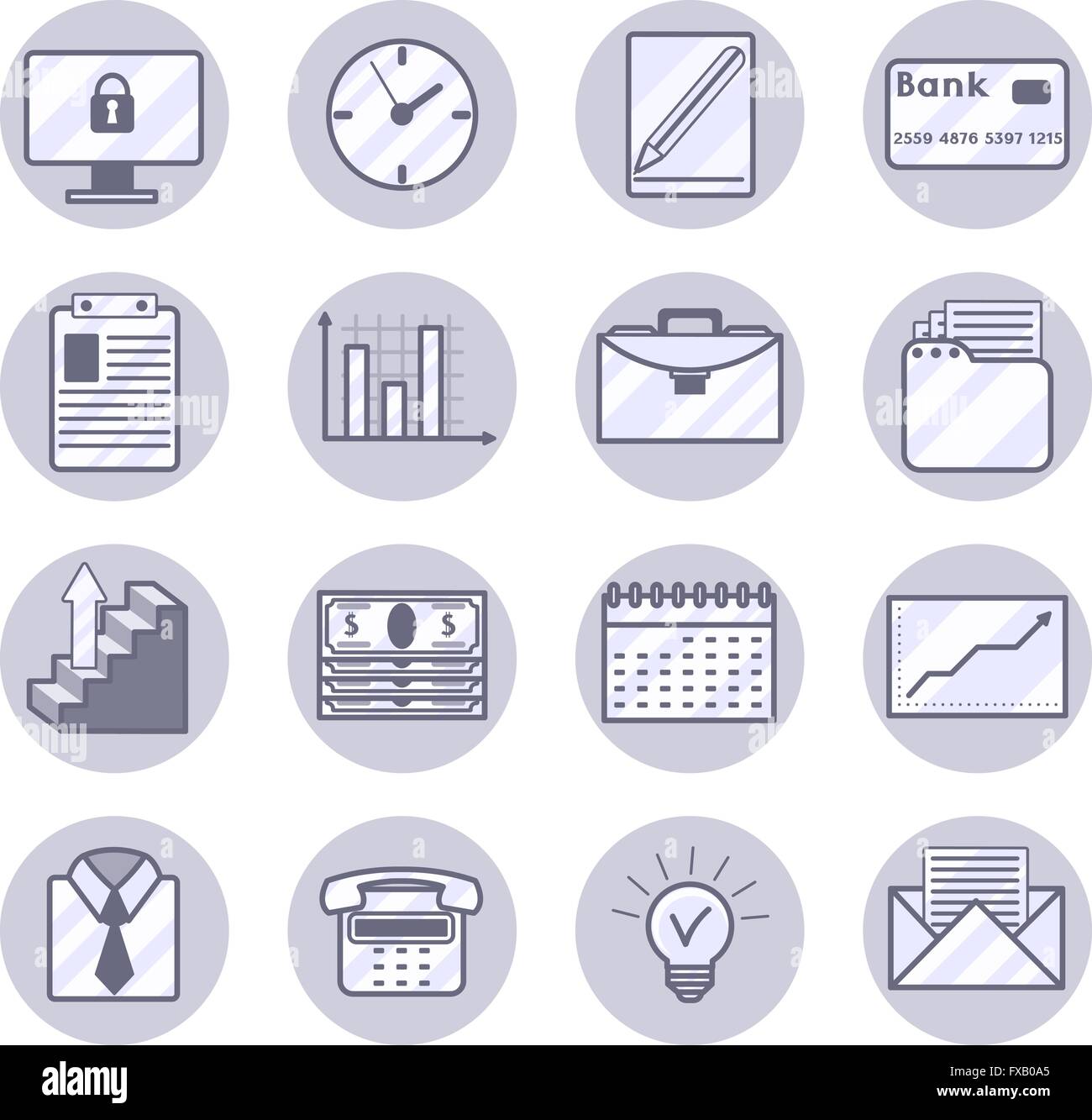 Professional organization icons Stock Vector Images - Alamy