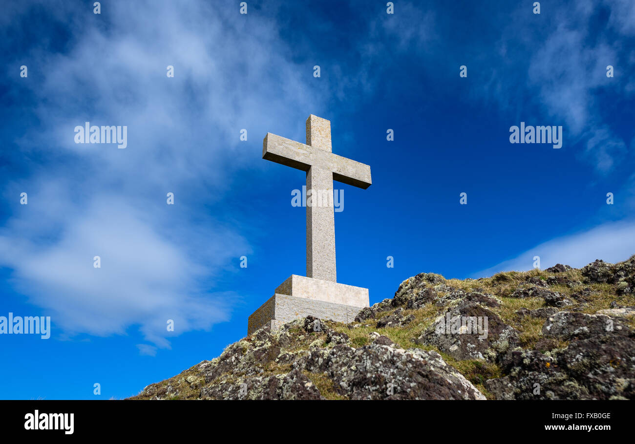 Cross rock symbol hi-res stock photography and images - Alamy