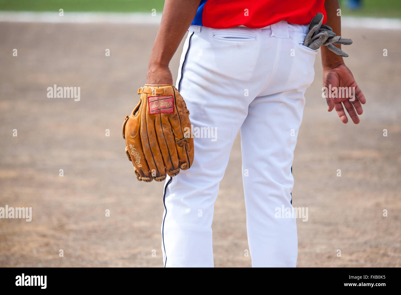 male versus male softball match Stock Photo - Alamy