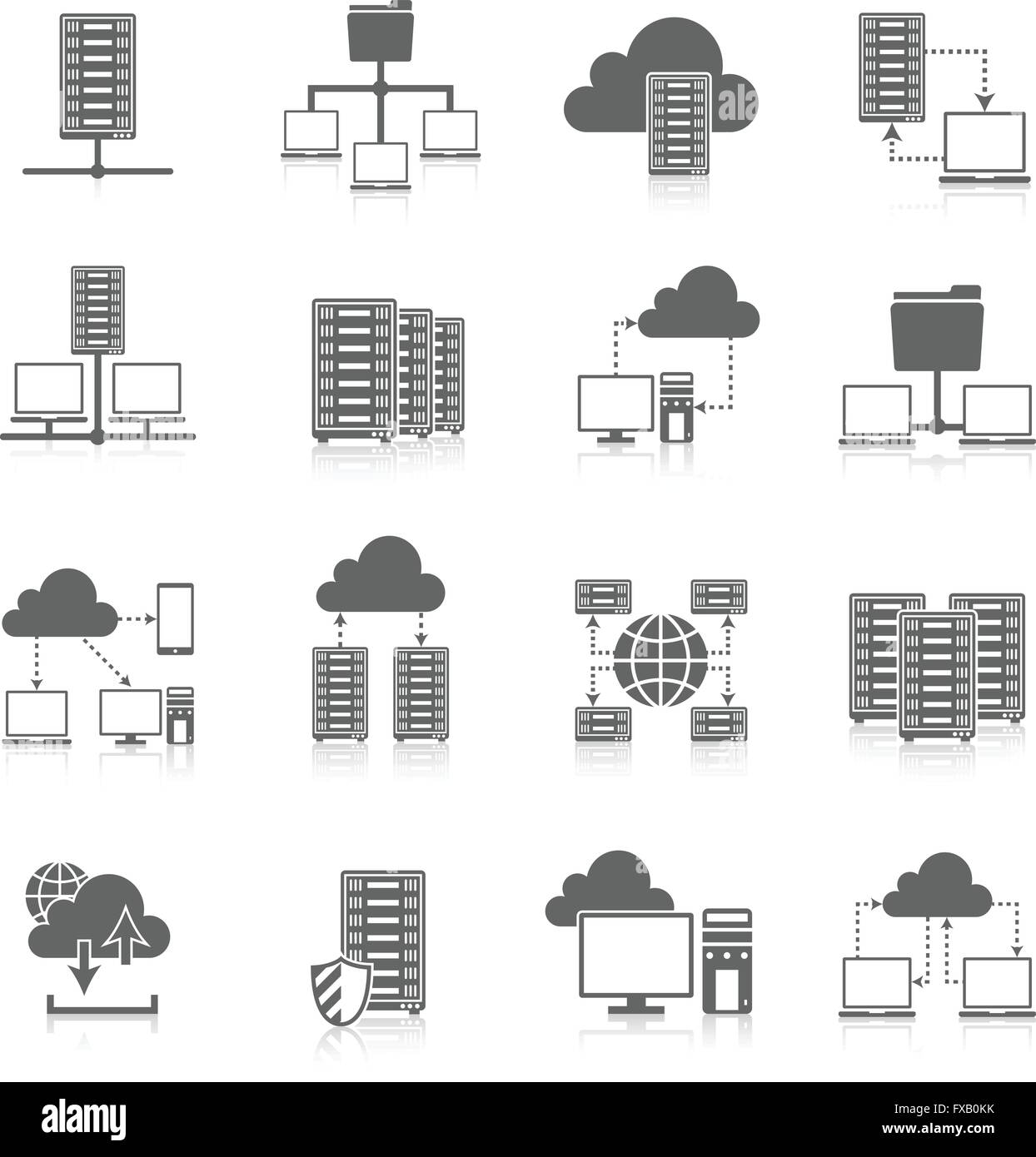 Hosting environment Stock Vector Images - Alamy