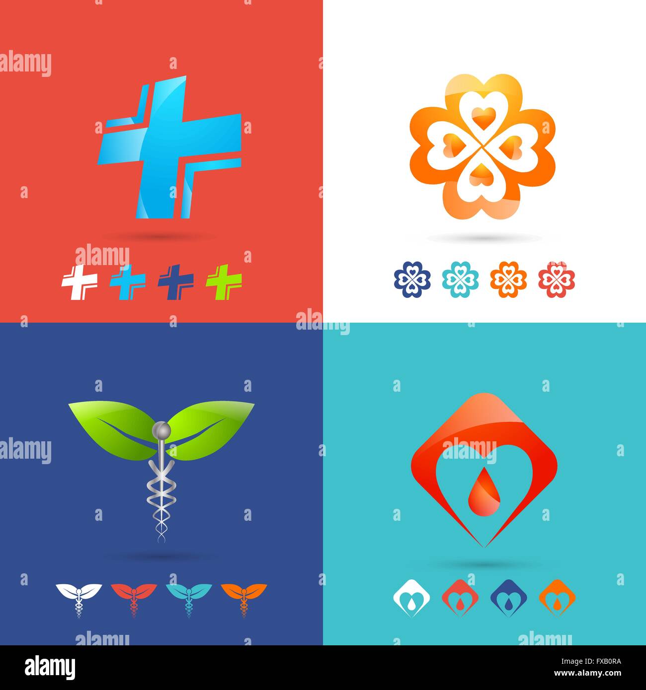 Healthcare network medical group Stock Vector Images - Alamy