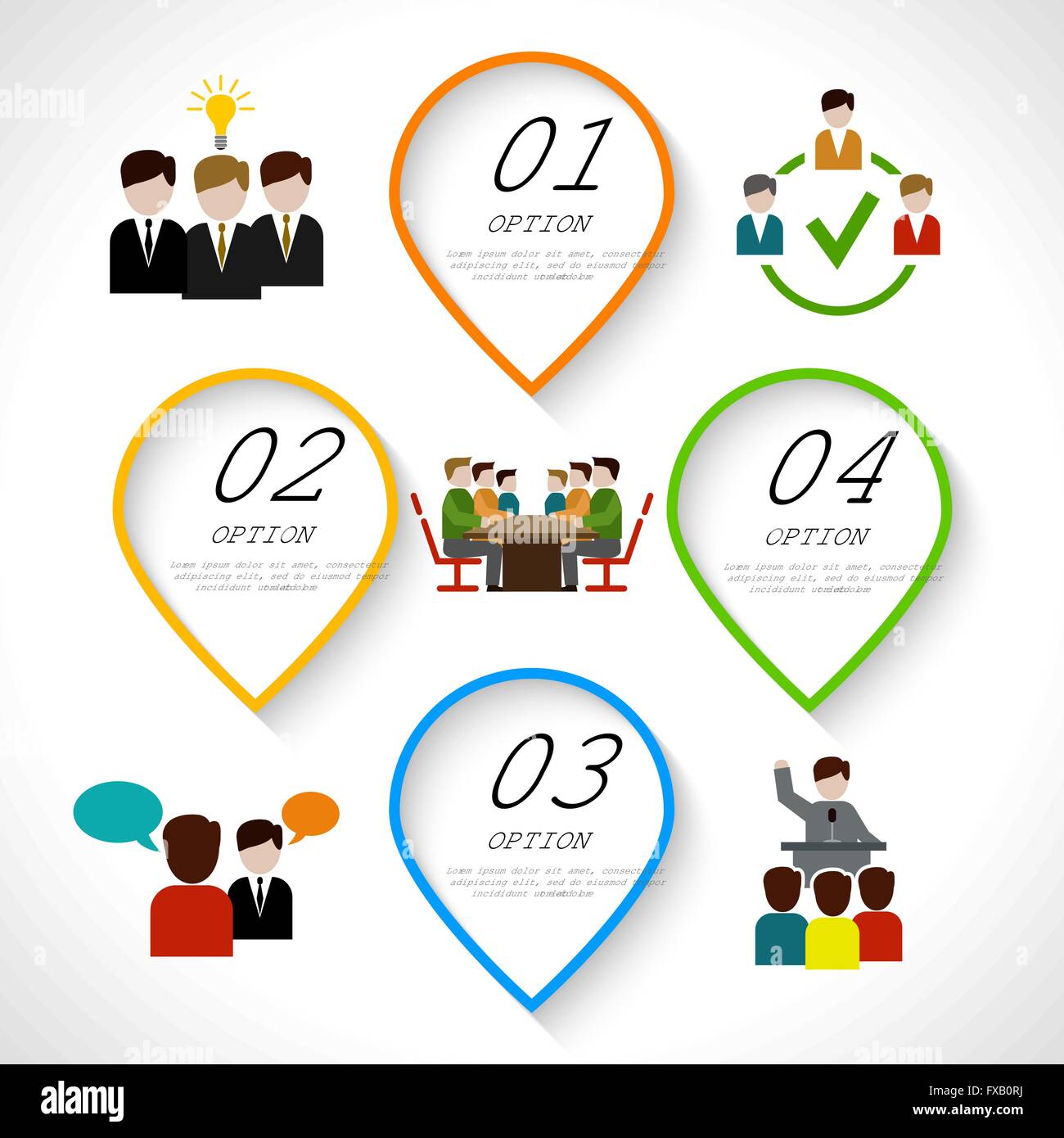 Mediation meeting Stock Vector Images - Alamy