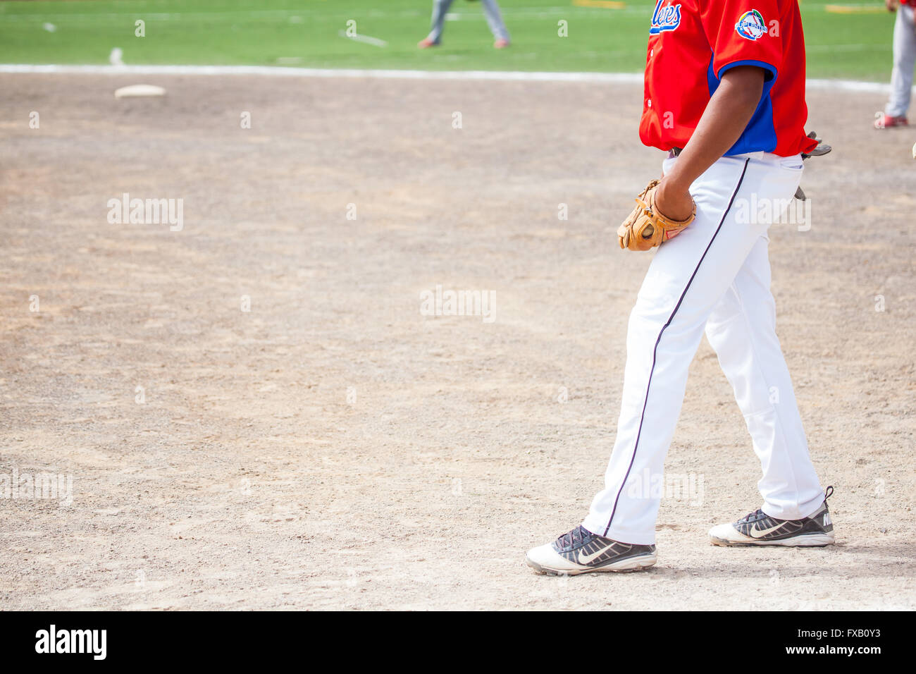 male versus male softball match Stock Photo - Alamy