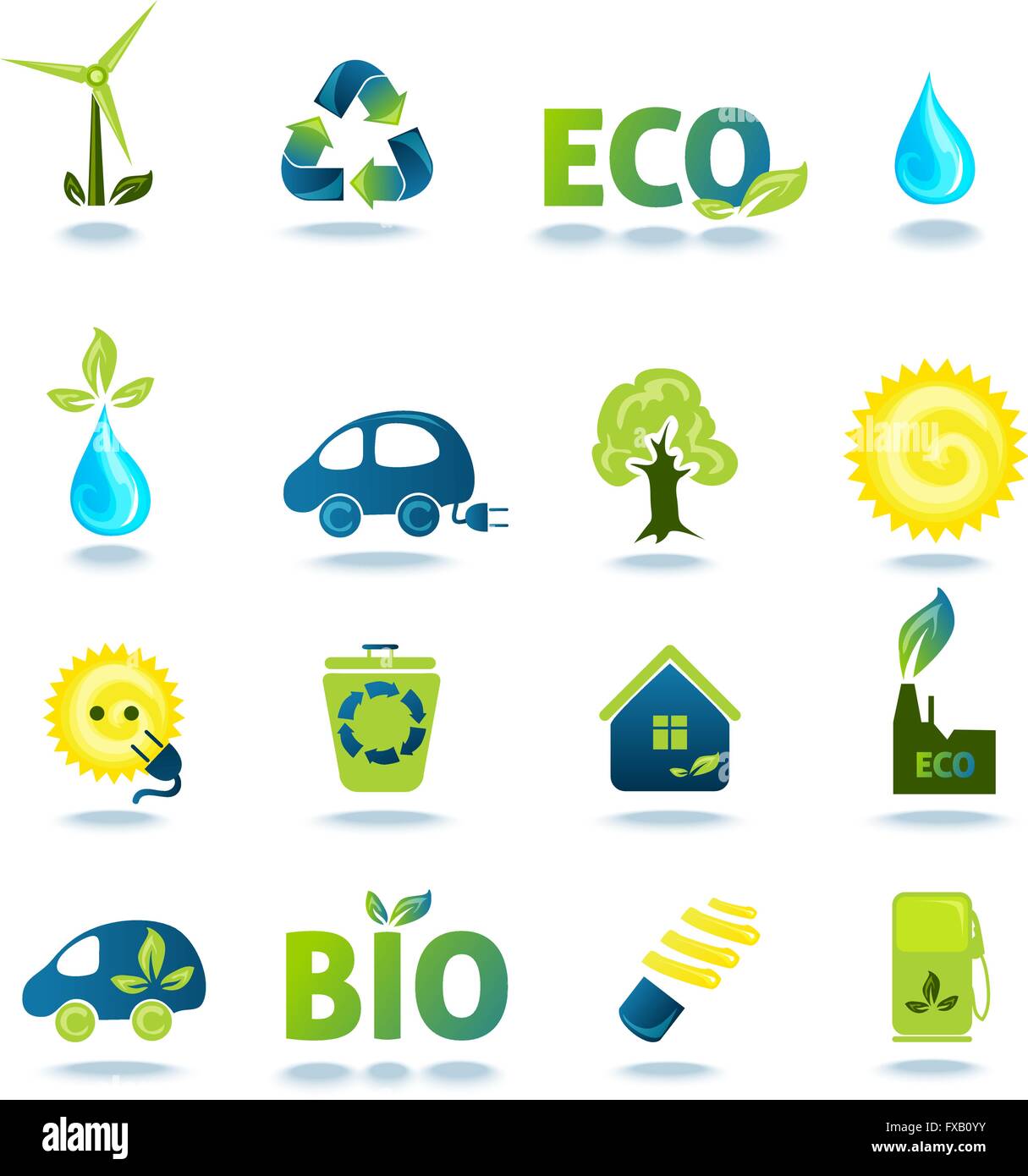 Environmental factory ecology symbol Stock Vector Images - Alamy