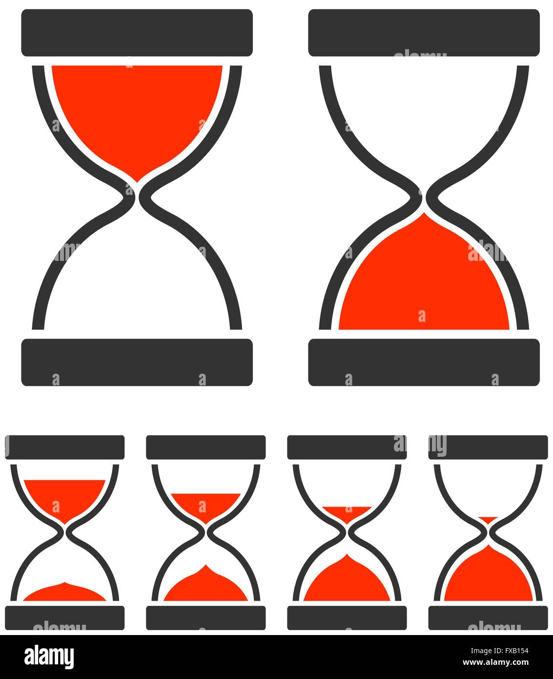 Sand Glass Timer Stock Vector Image & Art - Alamy