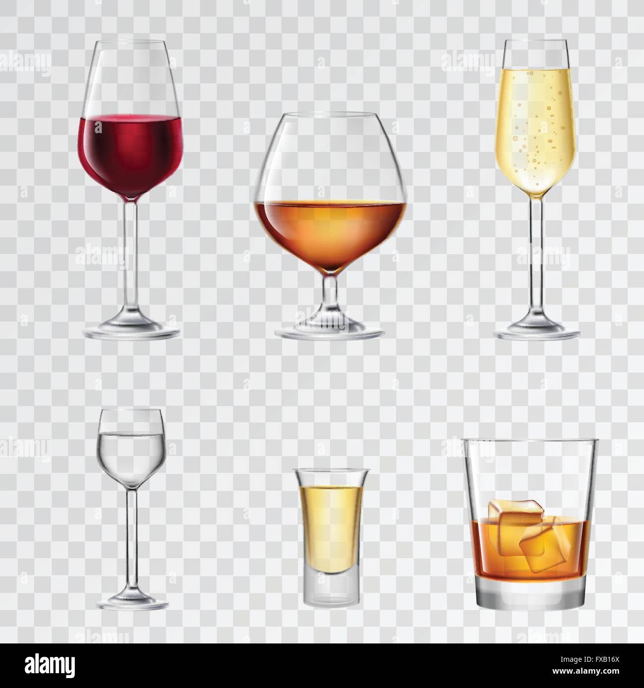 Alcohol Drinks Transparent Stock Vector Image & Art - Alamy