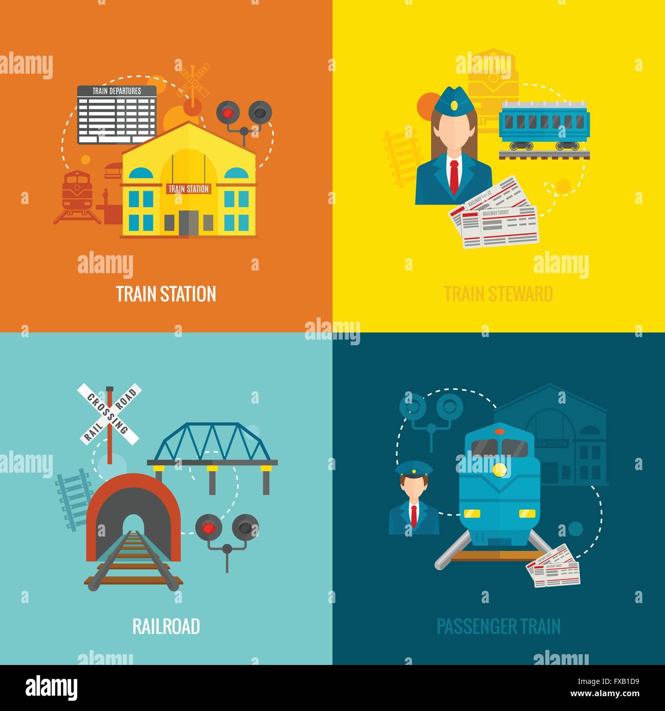 Network rail railway Stock Vector Images - Alamy