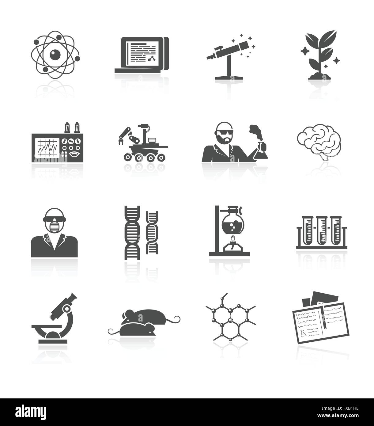 Brain research lab scientist Cut Out Stock Images & Pictures - Alamy