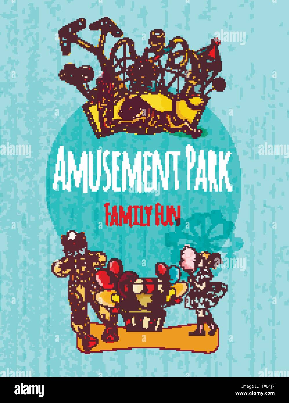 Amusement Park Poster Stock Vector Image & Art - Alamy