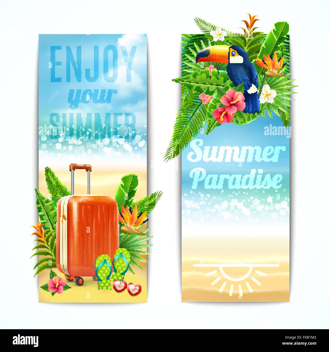 Travel Banners Set Stock Vector Image & Art - Alamy
